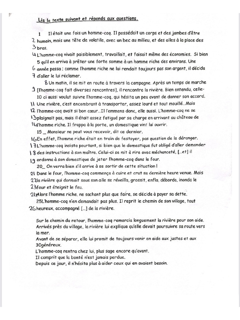 Revision1 Mme Cherine 6eme Mi Année | PDF