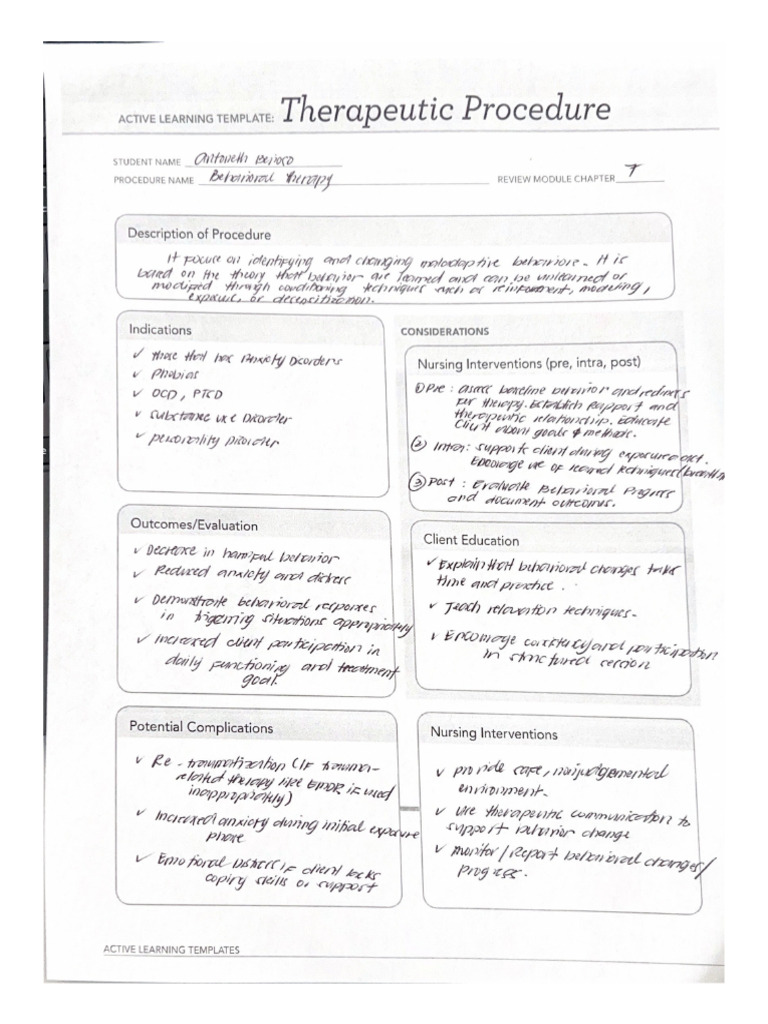 Therapeutic Procedure | PDF