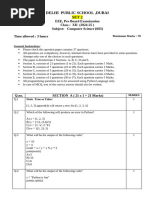 Python Chapter-2 (Revision) Questions | PDF | Computer Programming