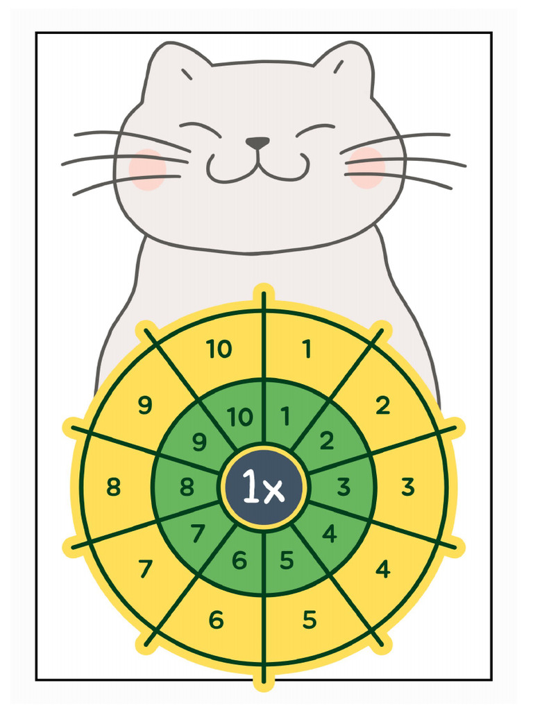 Multiplication Wheel | PDF