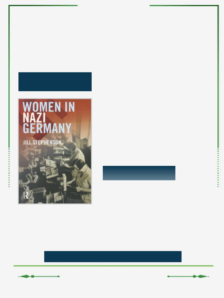 Women in Nazi Germany 1st Edition Stephenson ebook clean pdf | PDF ...