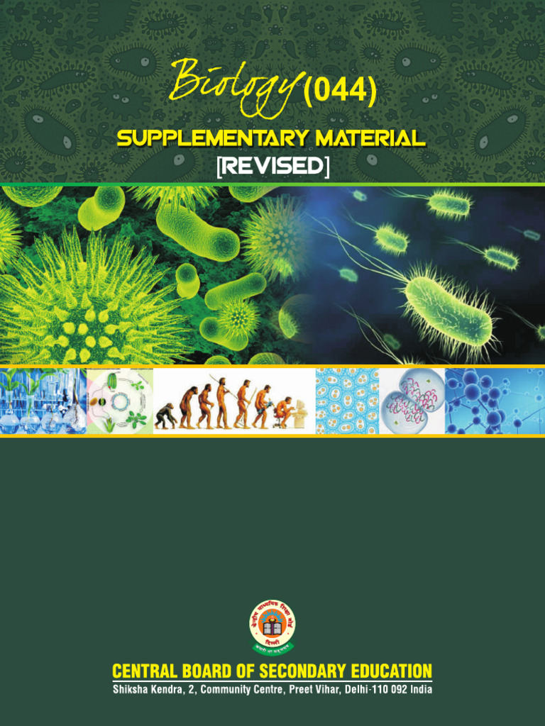 Supplementary Material Biology (Revised) | PDF | Calorie | Senses