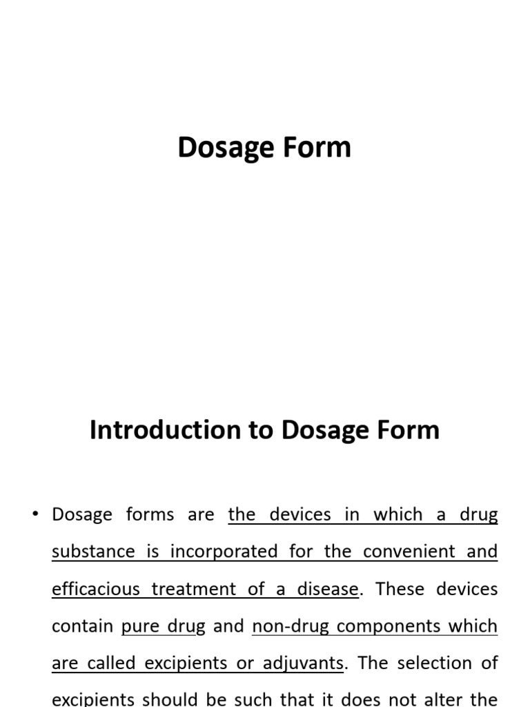 Unit 1 Dosage Form (Part 1) | PDF | Tablet (Pharmacy) | Topical Medication