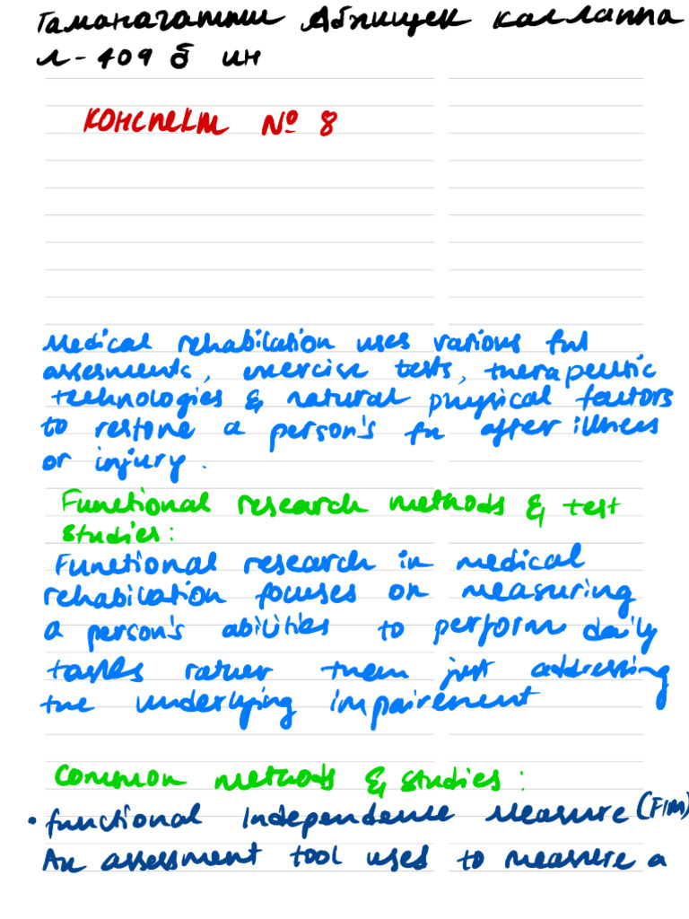 Medical Rehabilitation Methods Overview | PDF | Physical Therapy ...