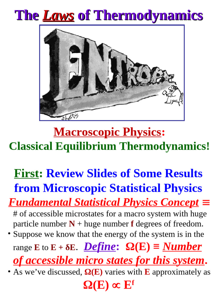 Understanding the Laws of Thermodynamics | PDF | Heat | Second Law Of ...