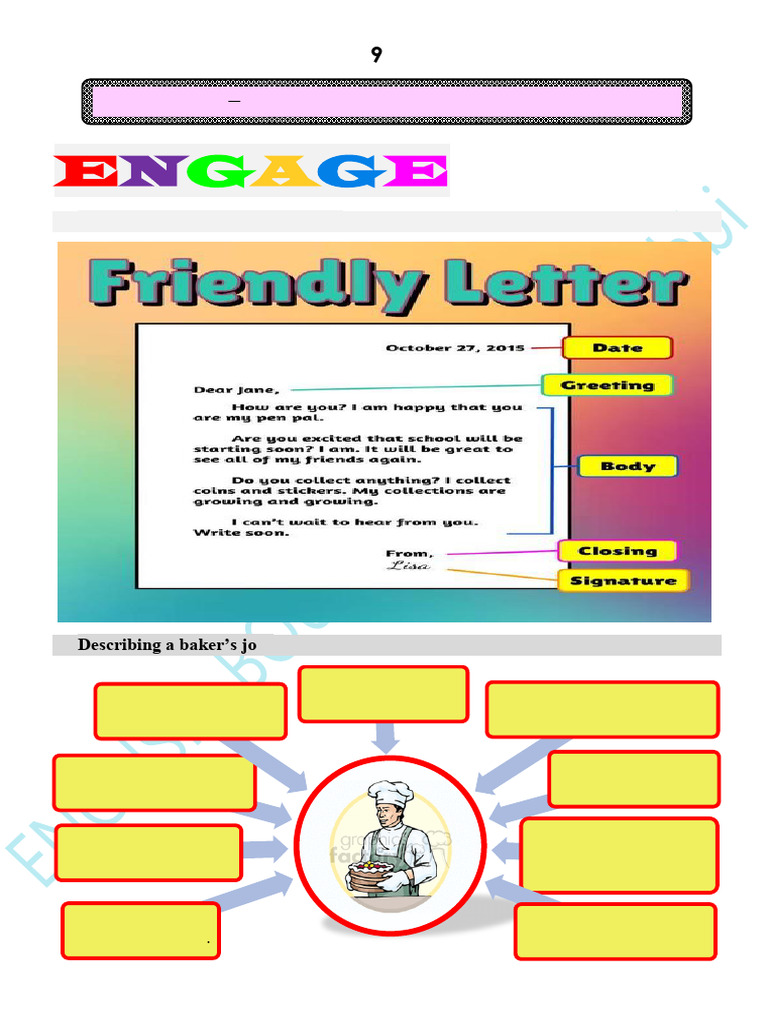 Baker's Job Description and Letter Writing | PDF | Cakes | Linguistics