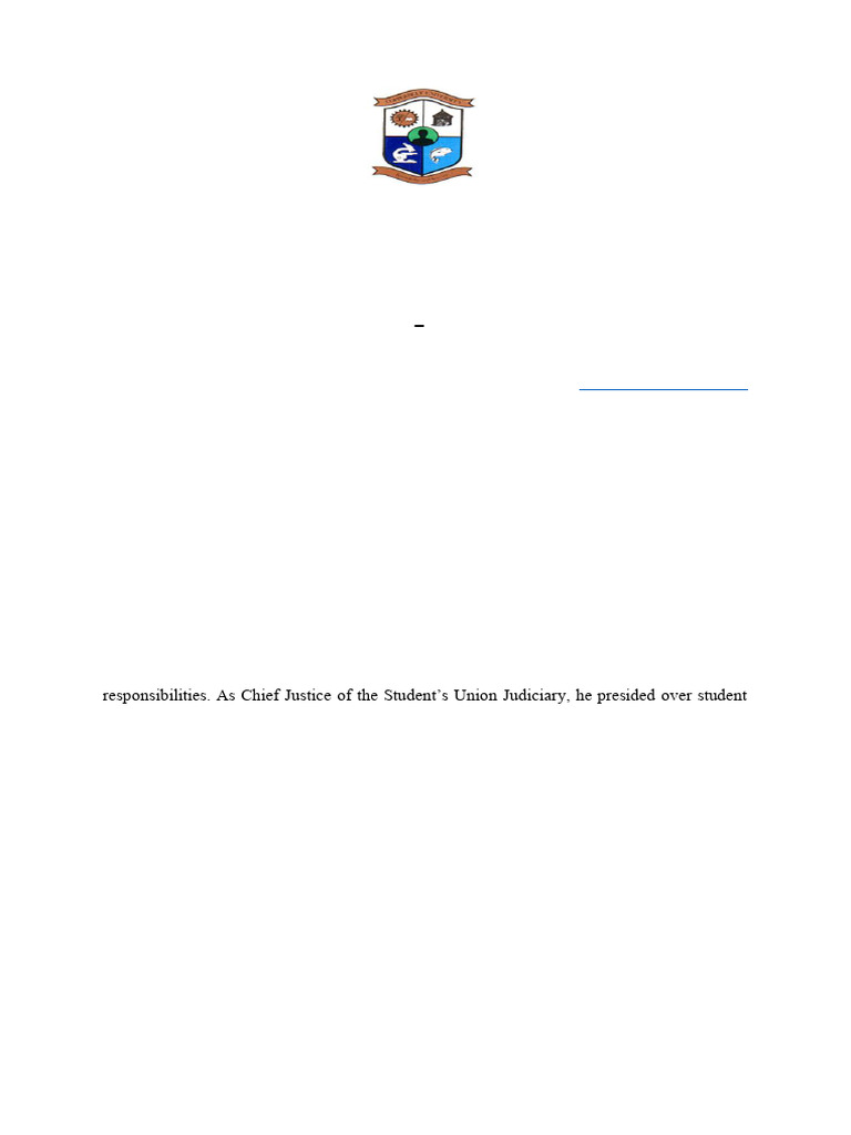 Edgar Hussein Chiingu - Recommendation Letter | PDF | Government | Justice