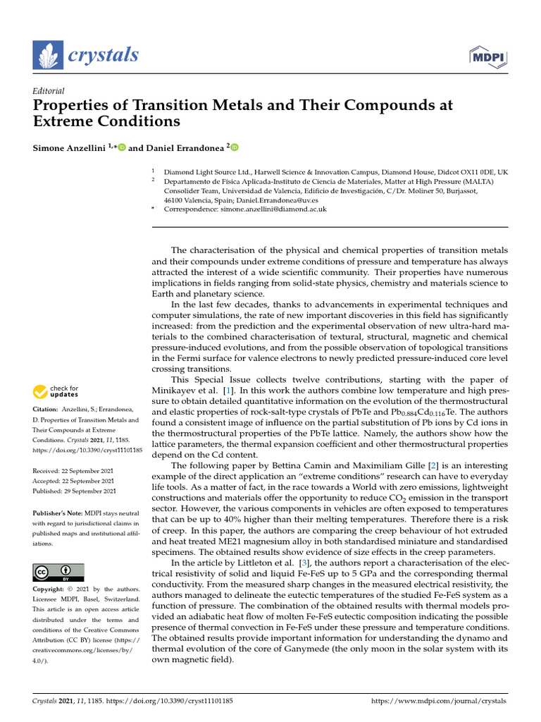 Properties of Transition Metals and Their Compound | PDF | Phase ...
