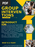 Human Process Interventions Overview | PDF | Team Building ...