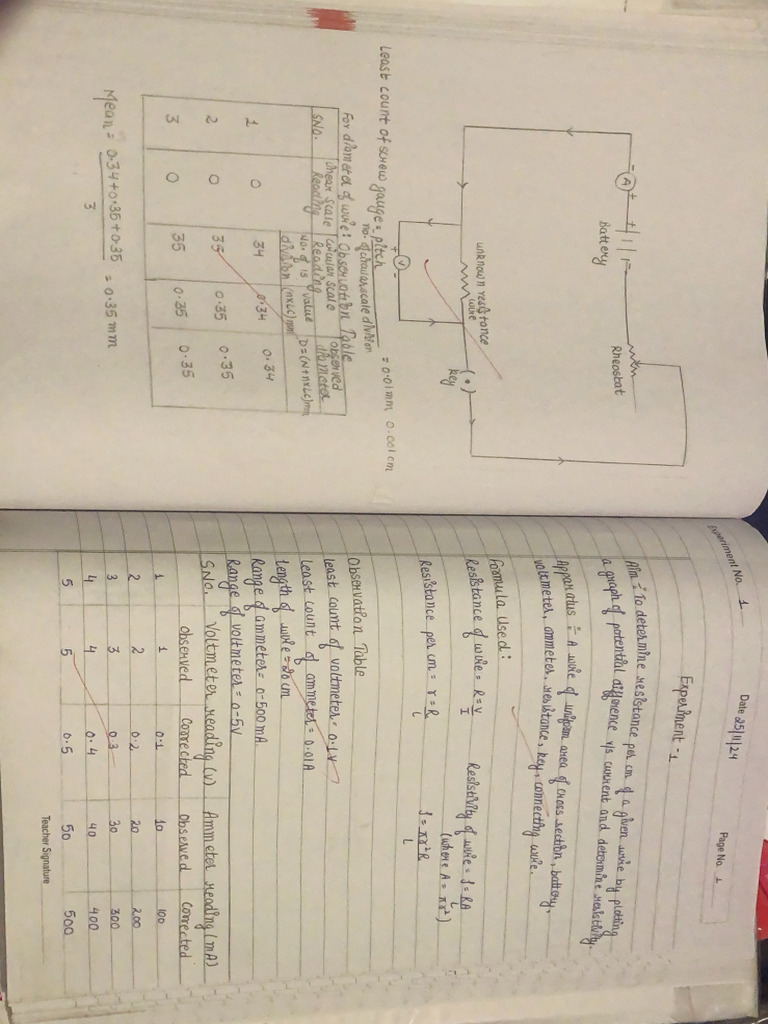 Physics Lab Manual | PDF