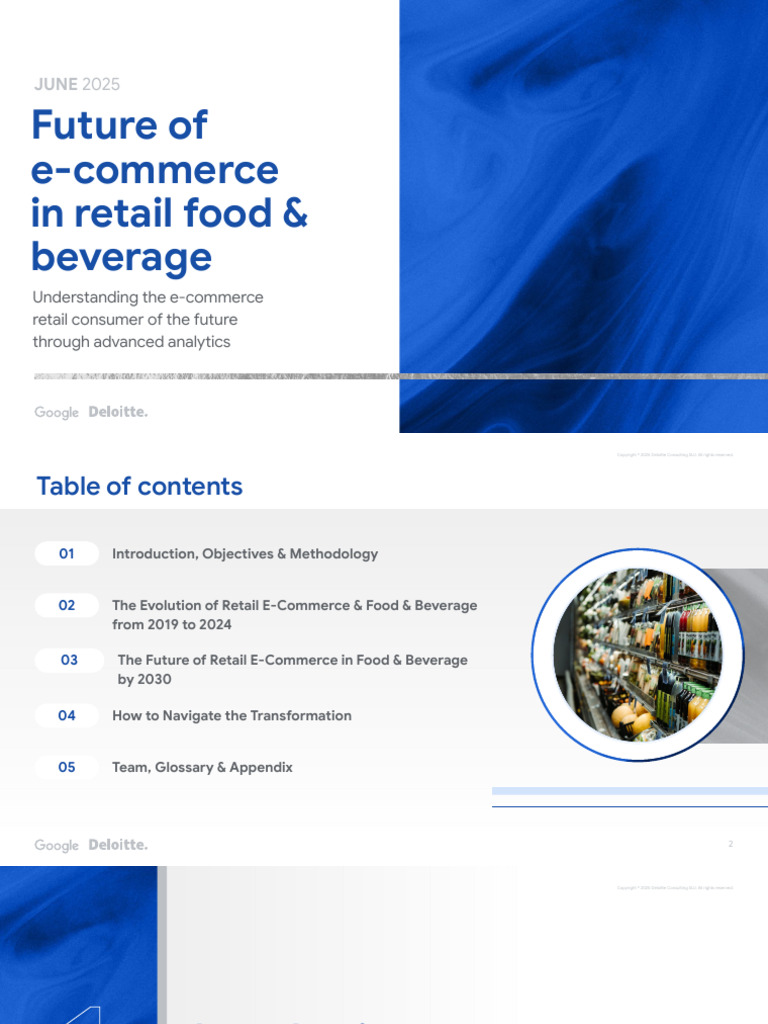 Future of E-Commerce in Food & Beverage | PDF | E Commerce | Retail