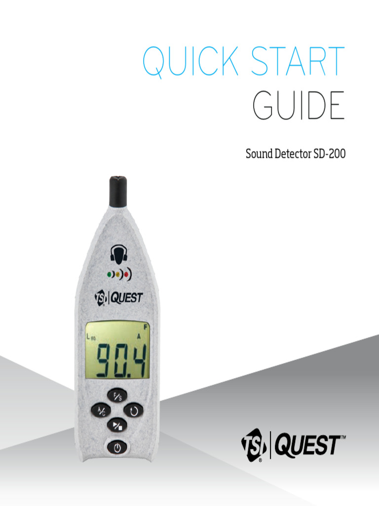 SD 200QuickStartGuide | PDF | Microphone | Sound