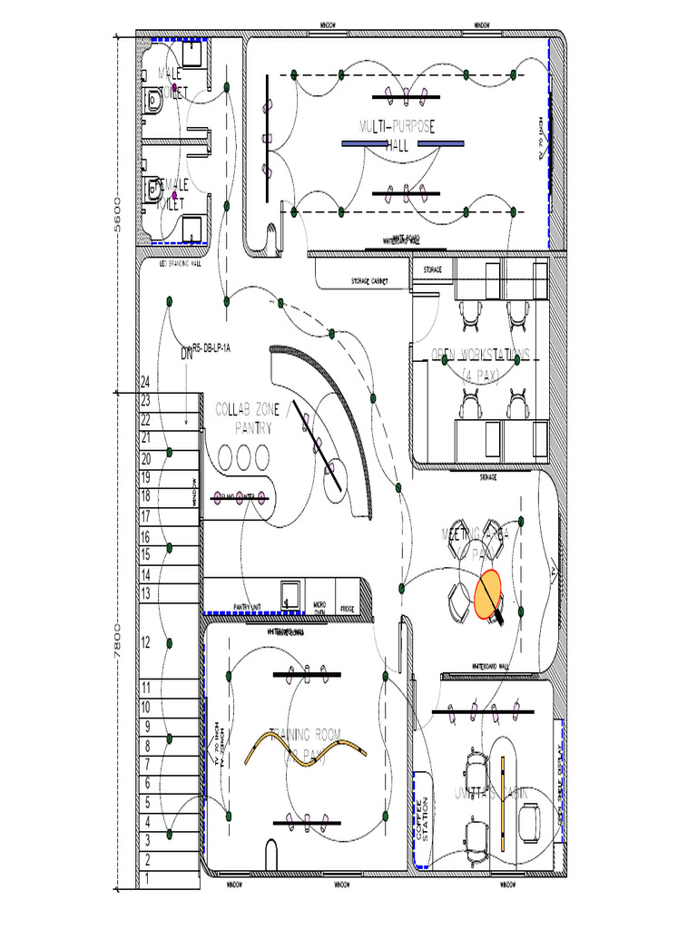 MF Lighting Layout Revised 1 | PDF