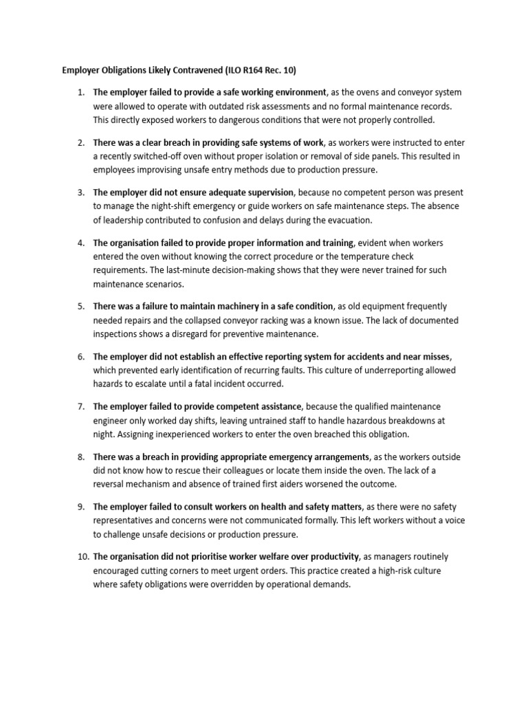 Activity 2- EL 1 M2 model answer | PDF | Occupational Safety And Health | Employment