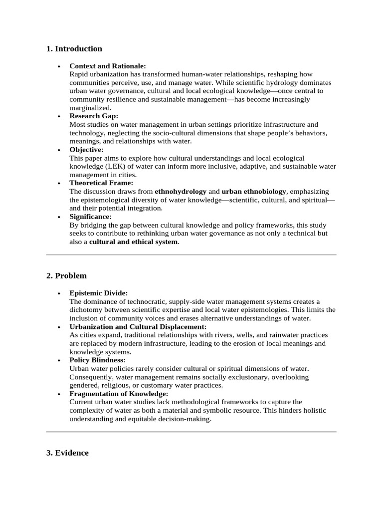 Draft Paper | PDF | Knowledge | Governance