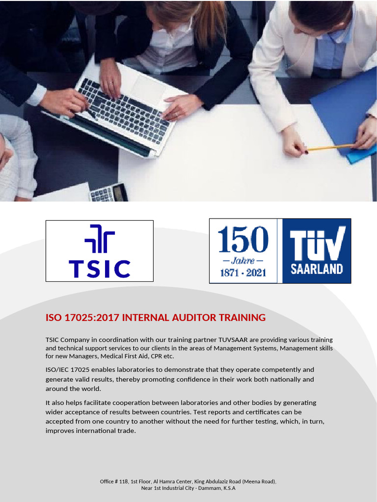 ISO 17025:2017 Internal Auditor Course | PDF | Business