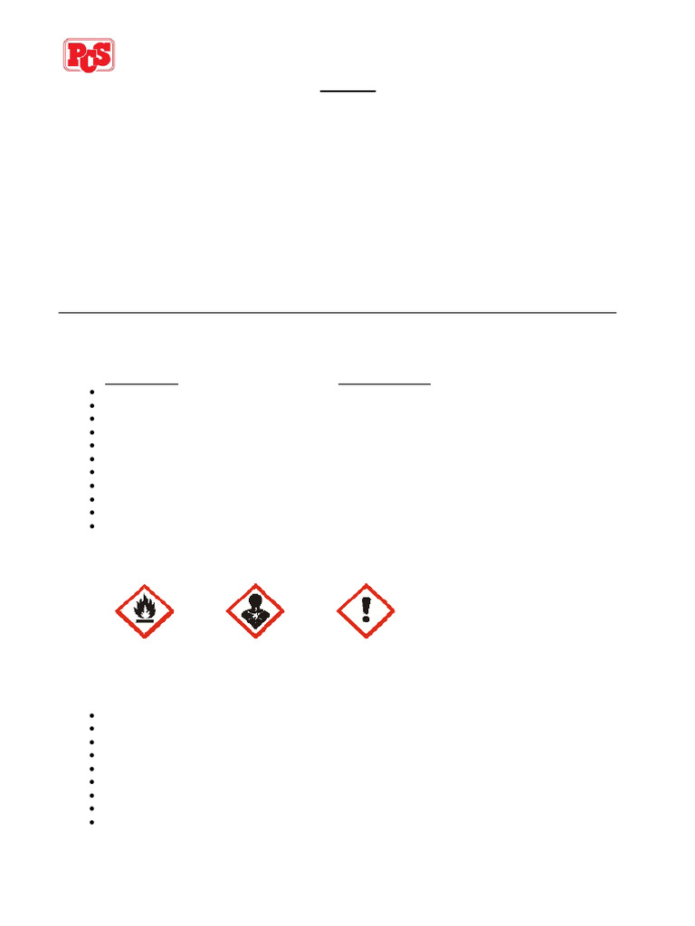 Xylene MSDS | PDF | Firefighting | Fires