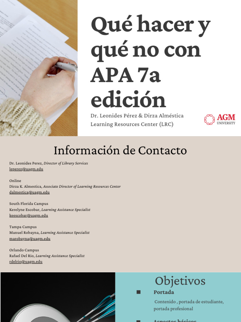 Guía Completa de APA 7a Edición | PDF | Estilo apa | Puntuación