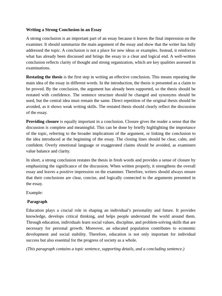 Strong Conclusion and Ethical Consideration | PDF | Plagiarism | Citation