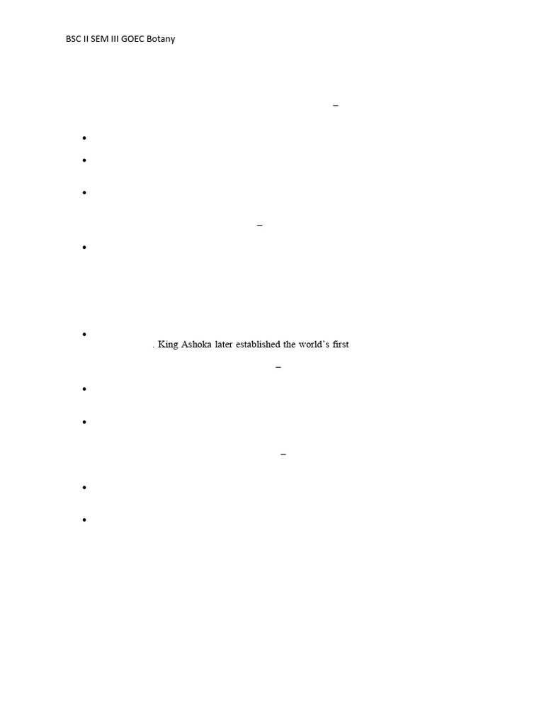 GOEC BOTANY BSC II SEM III Notes with the question and answers | PDF ...