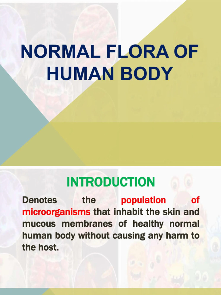 Normal Flora of Human Body | PDF