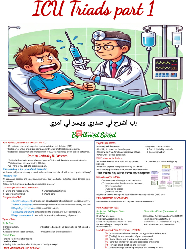 ICU Triads Part-WPS Office | PDF | Pain | Opioid
