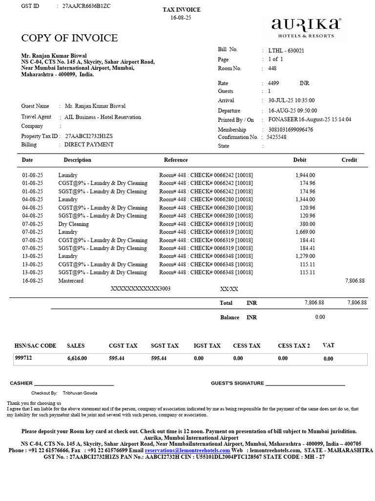 Laundry Invoice | PDF | Government Finances | Taxes