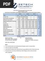 Zetech University Fee Structure 2025 | PDF | Fee | Bachelor Of Science