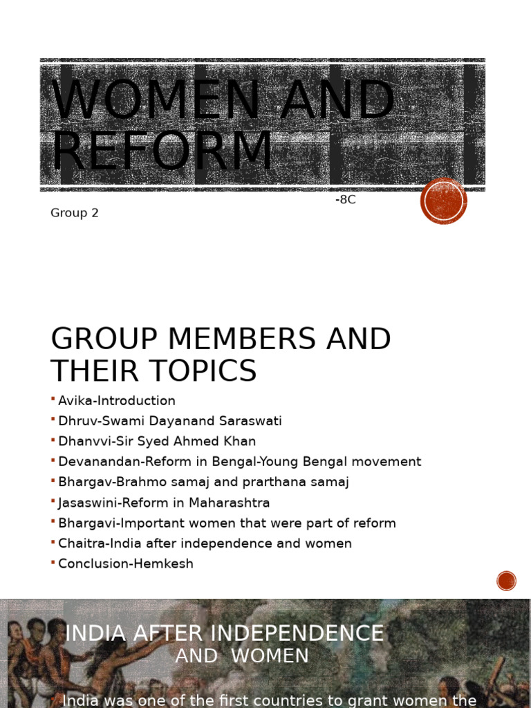 Women and Reform in India: Progress and Challenges | PDF