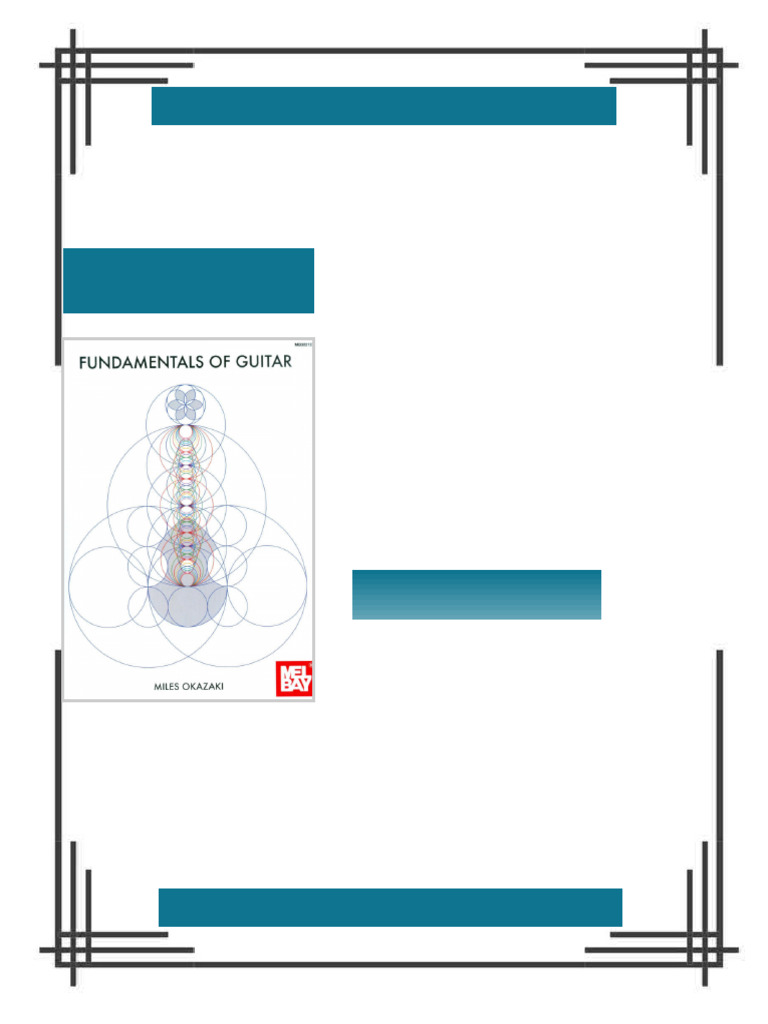 Fundamentals of Guitar Miles Okazaki eBook stable pdf | PDF