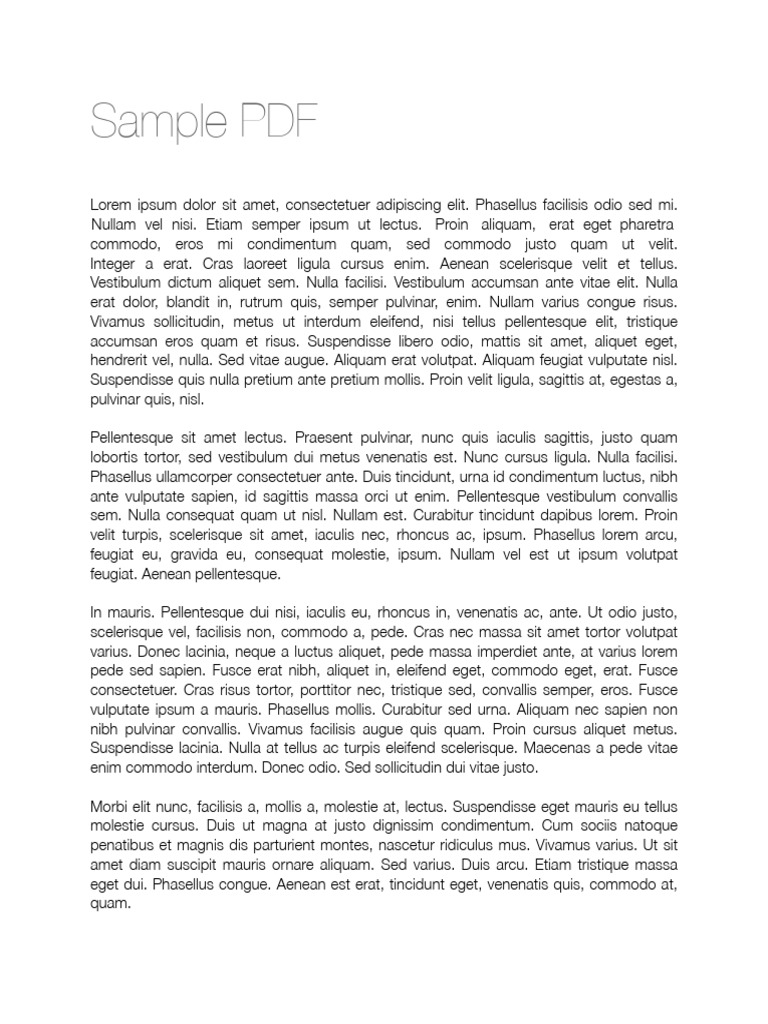 Sample | PDF