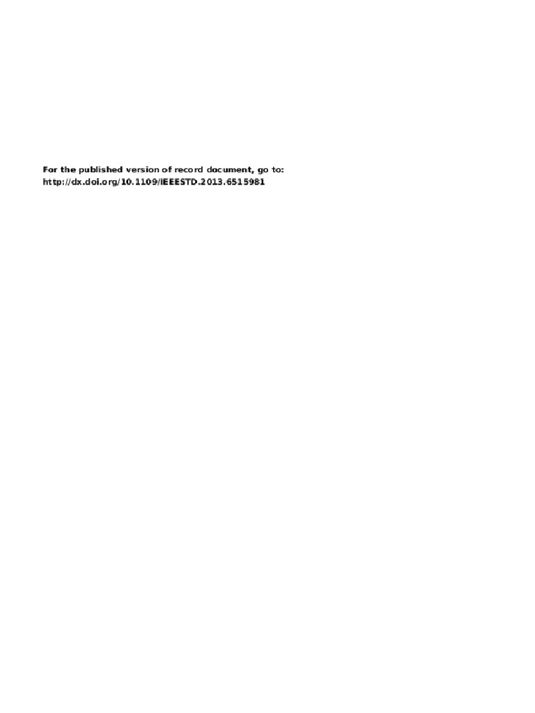 Ieee Standard For Highvoltage Testing Techniques | PDF