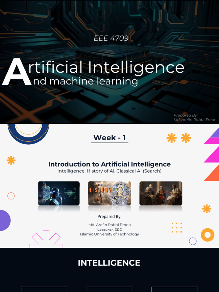 Week 1 (Introduction) | PDF | Artificial Intelligence | Intelligence ...