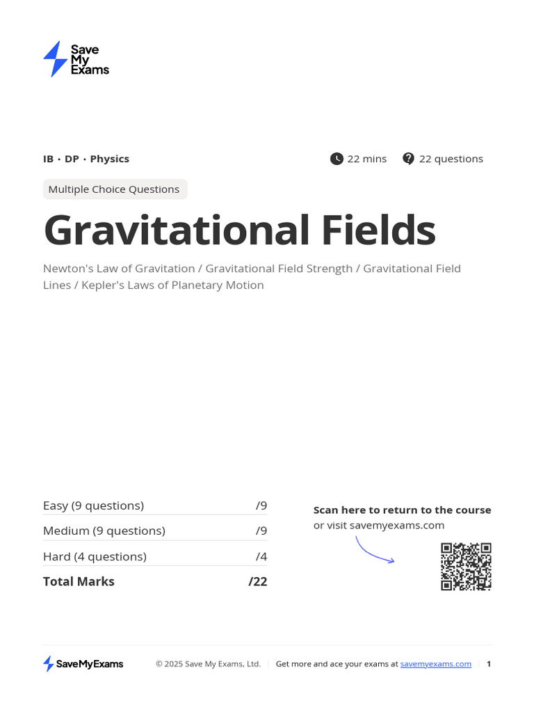 Gravitational Fields 6N75PTfCtzh5pRjW | PDF | Mass | Newton's Law Of ...
