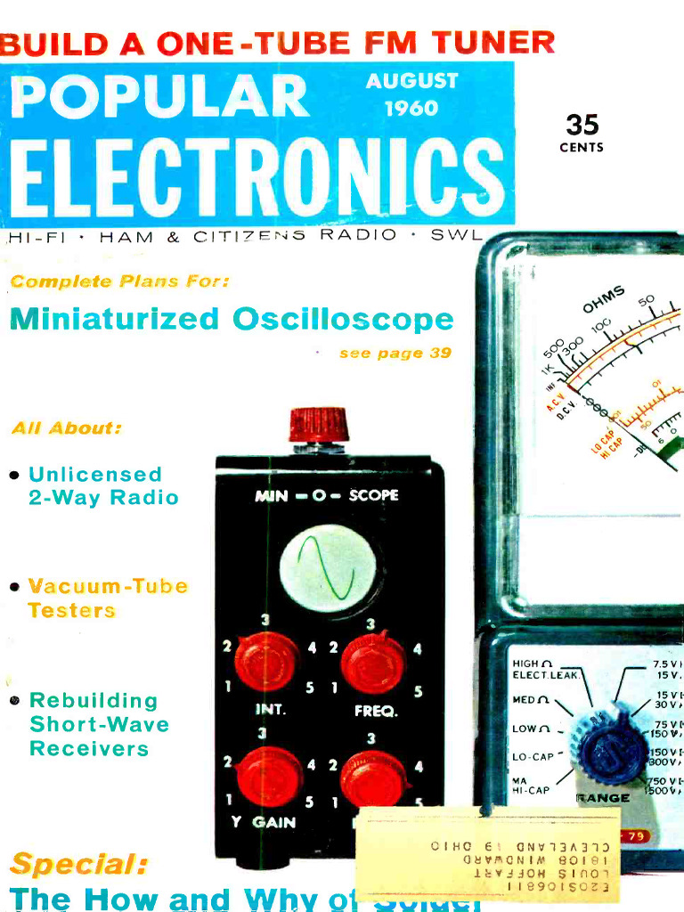 Build Your Own FM Tuner Guide | PDF | Vacuum Tube | Radio