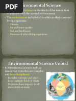 IB ESS Case Studies Overview | PDF | Biodiversity | Climate Change