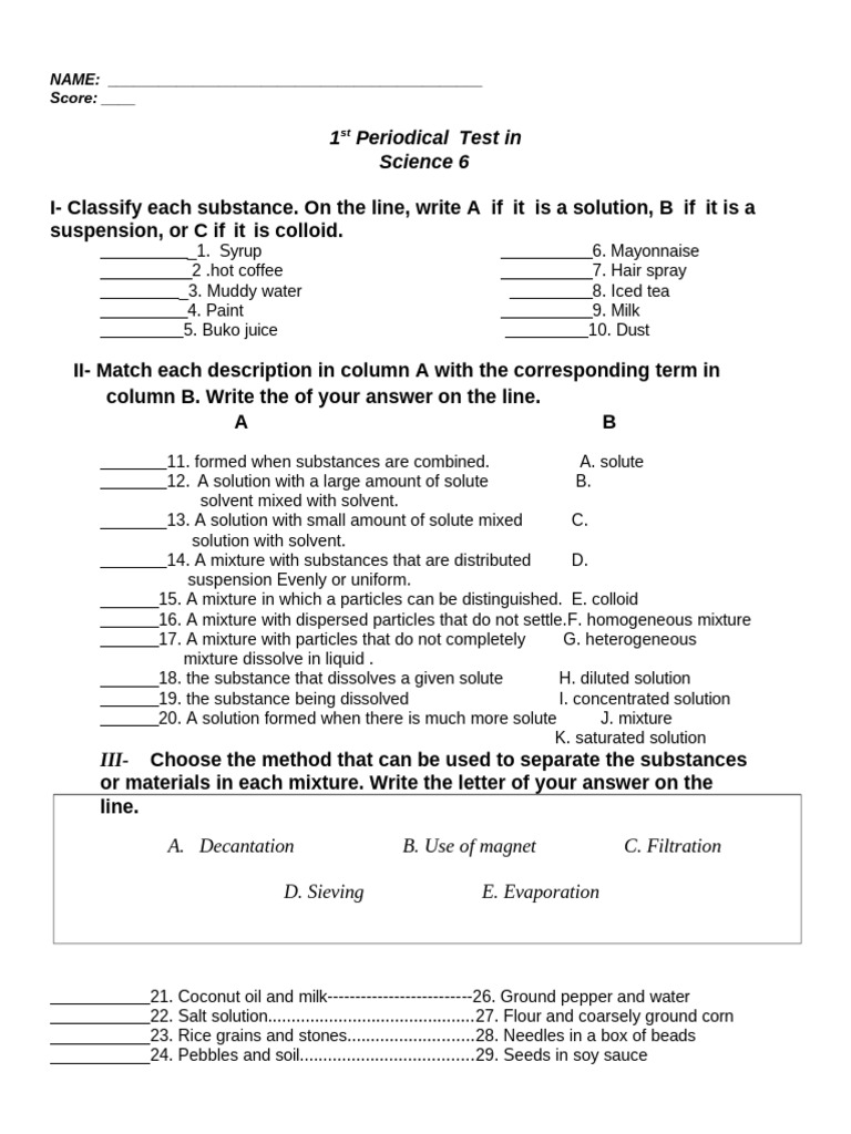SCIENCE MATH TLE AP | PDF | Mixture | Odds