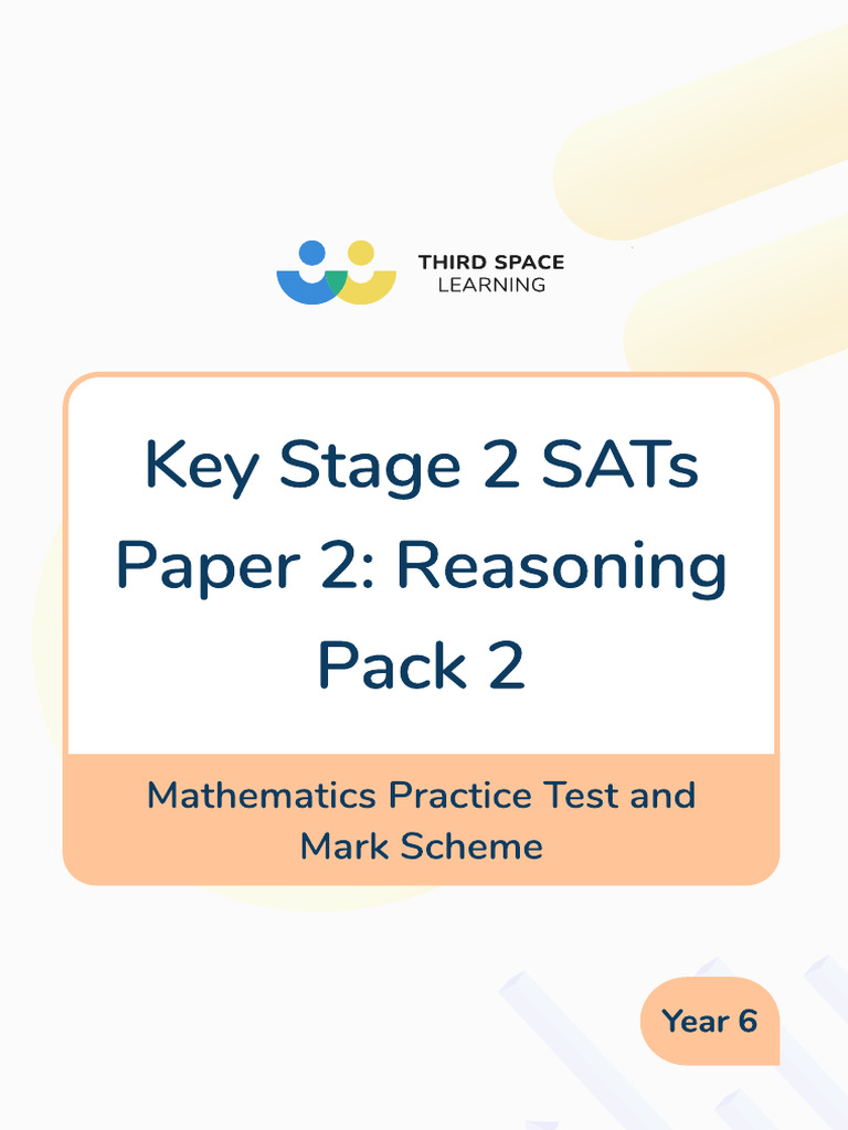Key Stage 2 SATs Maths Reasoning Test | PDF | Sat | Triangle