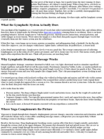 Lymphatic Reset Printable PDF | PDF | Lymph | Musculoskeletal System