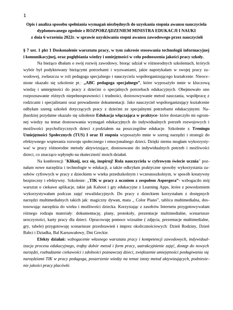 Opis I Analiza WIELE Czworek | PDF