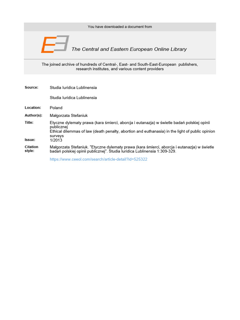 Ethical Dilemmas of Law Death Penalty Abortion and Euthanasia in The ...