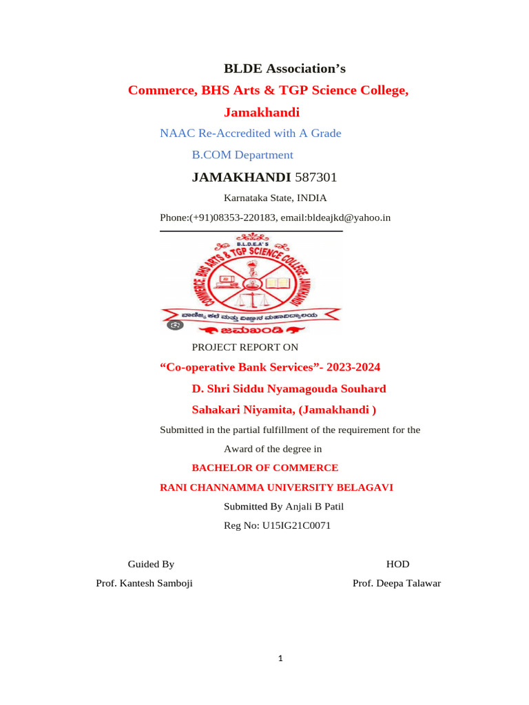 Commerce, BHS Arts & TGP Science College, Jamakhandi: BLDE Association ...