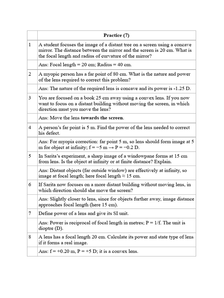 Practice Questions 7 | PDF