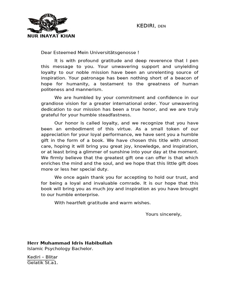 Dear Esteemed | PDF