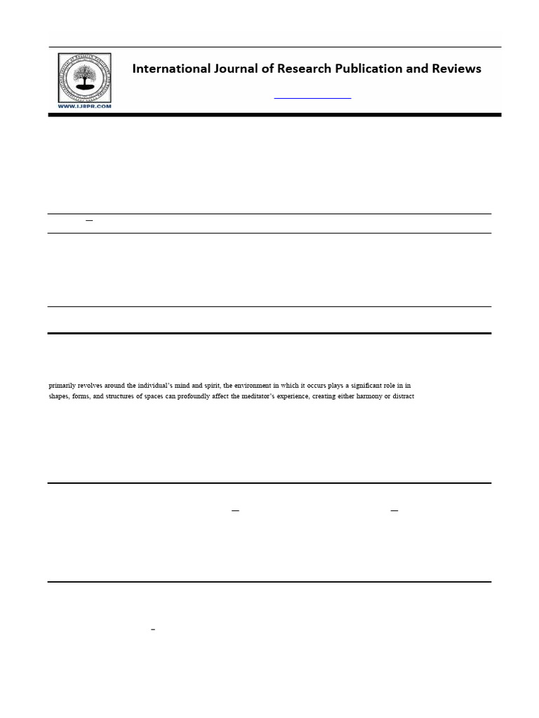 Architecture of Awareness Designing Spaces That Heal | PDF | Yoga ...