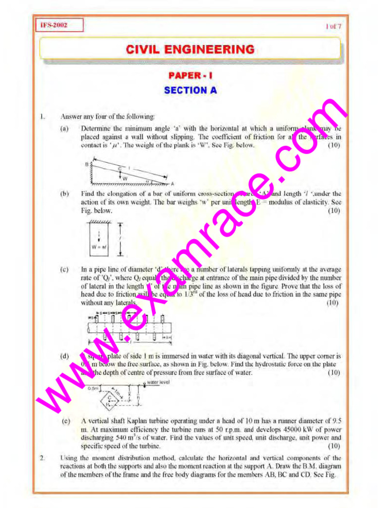 IFS Civil Engineering 2002 | PDF