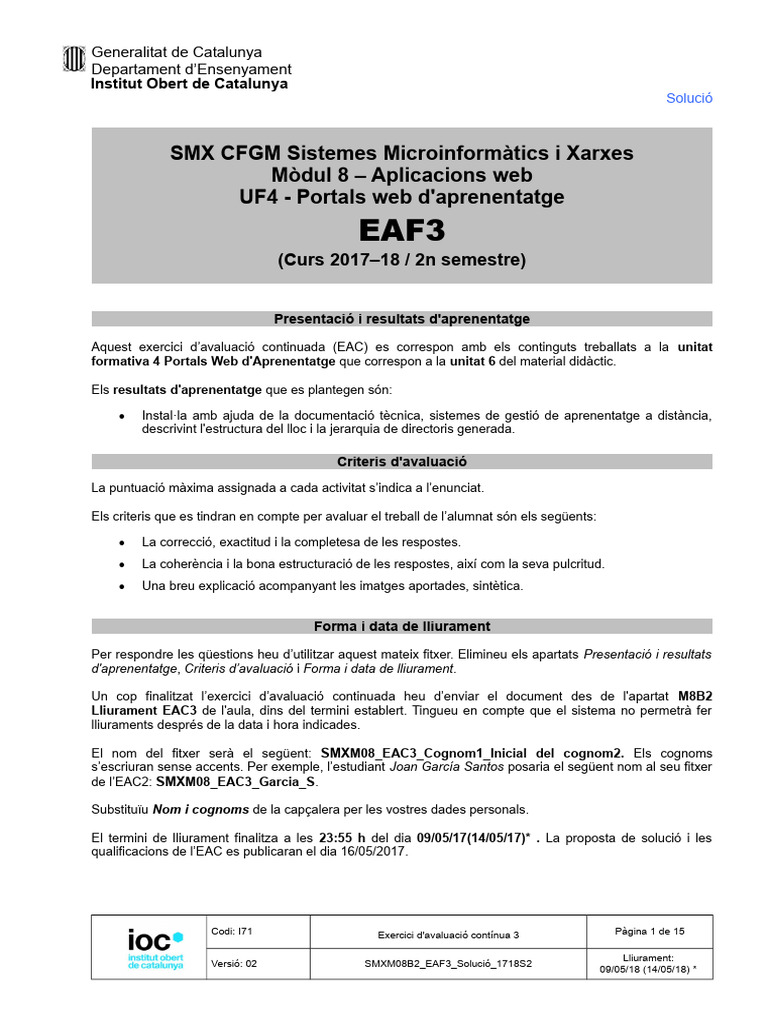 SMXM08 EAF3 Solucio 1718S2 | PDF