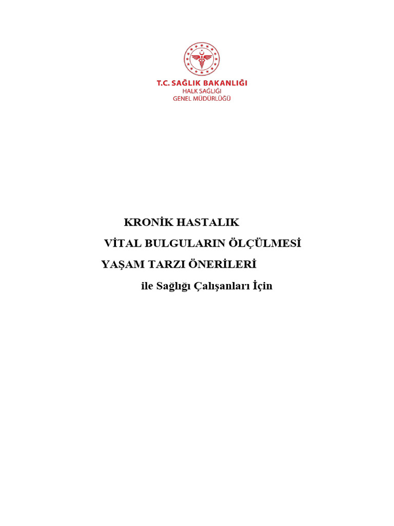 Kronik Hastaliklarda Vital Bulgularin Olculmesi Ve Yasam Tarzi ...