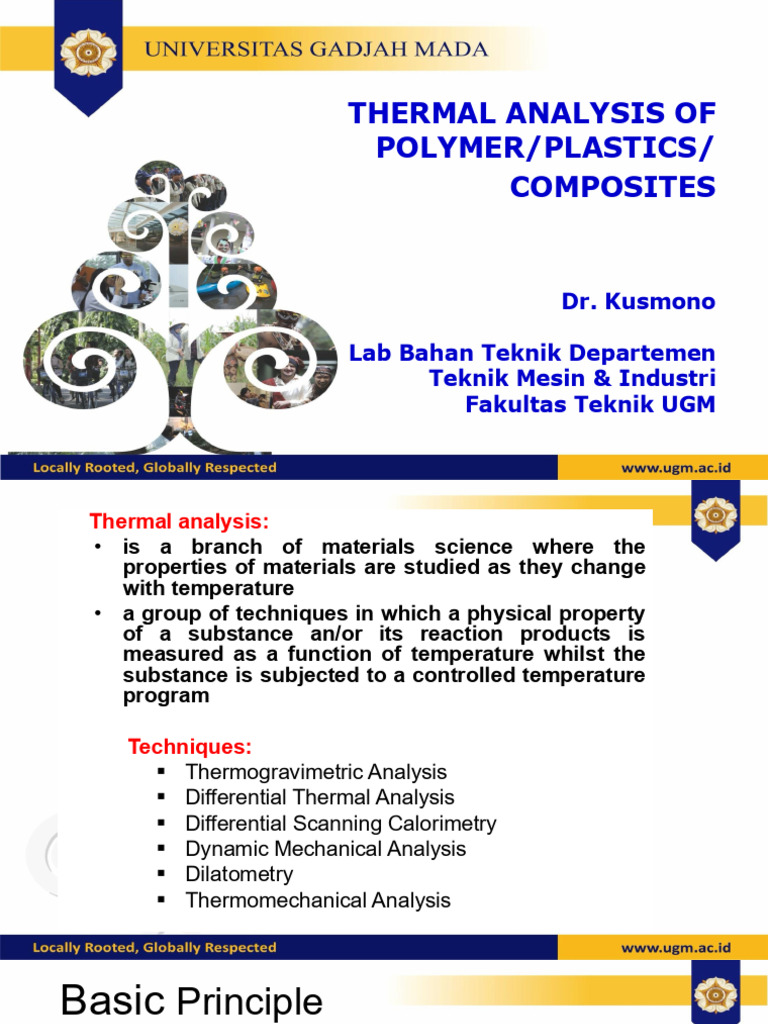 Thermal Analysis of Polymers and Composites | PDF | Differential ...