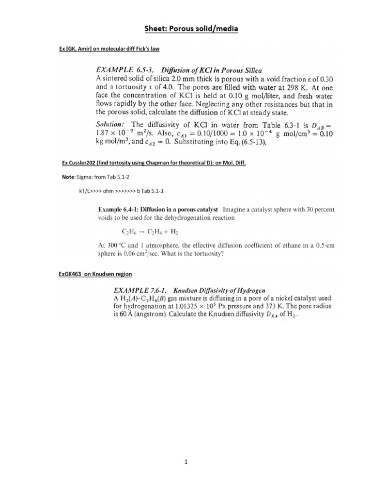 Sheet Porous Media Solid | PDF